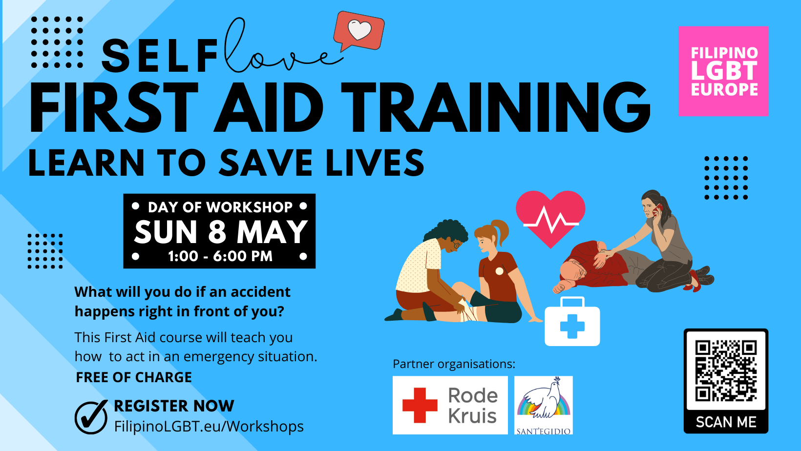 First Aid Training course offered in Amsterdam - Filipino LGBT Europe