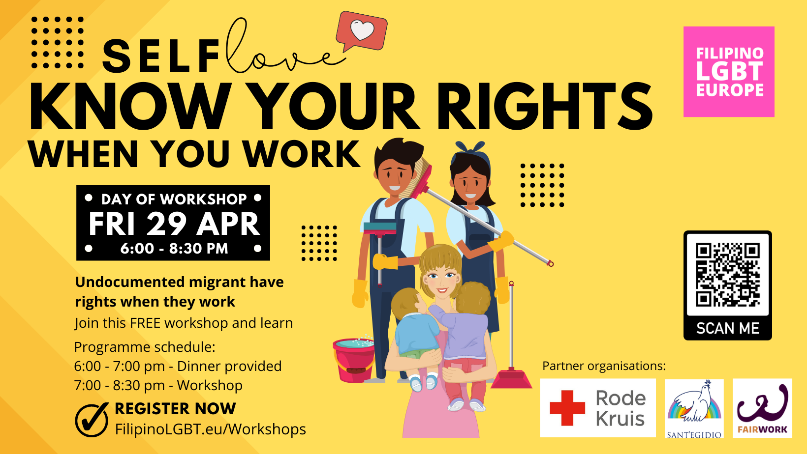 Workshop: Know your rights when you work - Filipino LGBT Europe